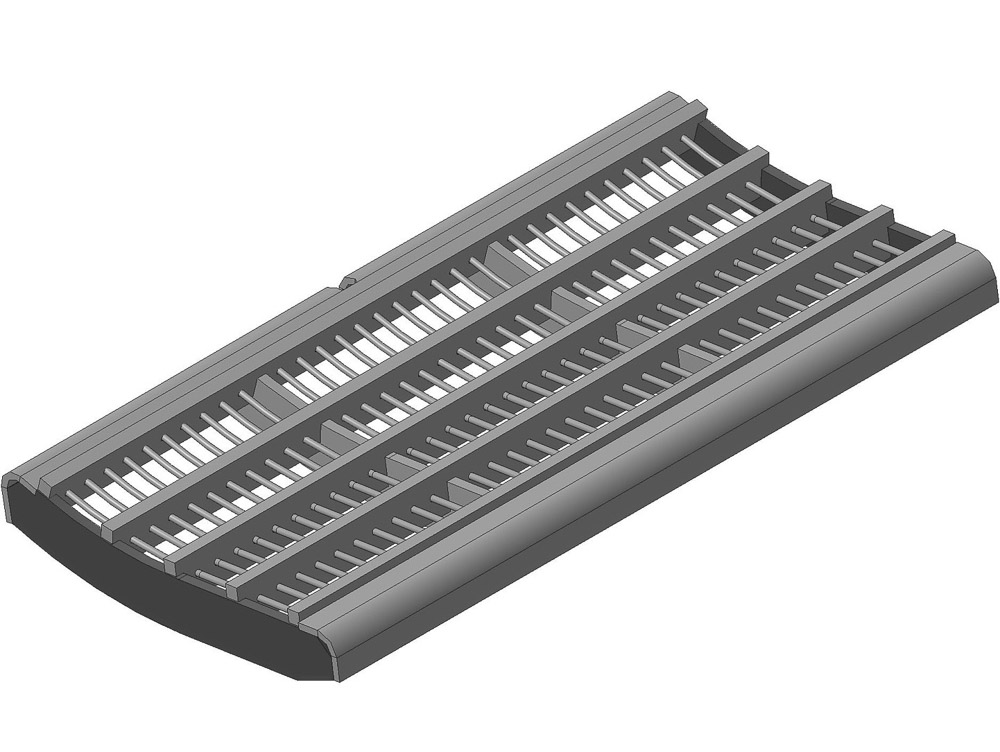 7772381 Pre-concave segment. APS concave - 10mm fits Claas Lexion