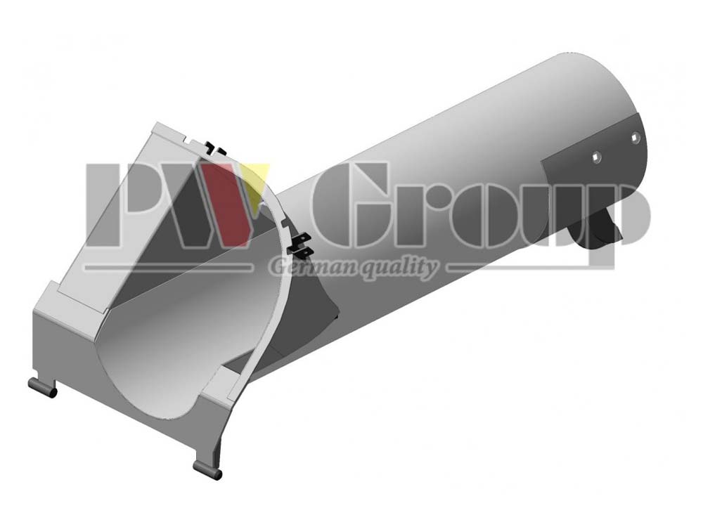 AH219094 Loading auger spout assembly tube fits John Deere