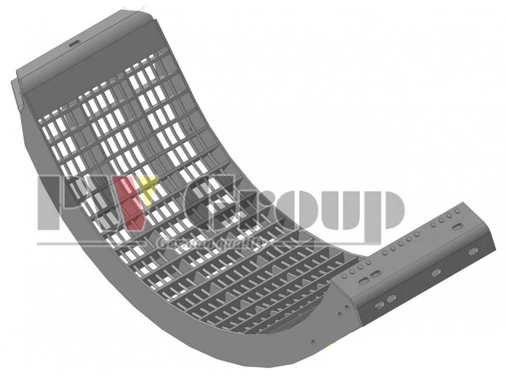 AH206123 Middle, rear large wire concave fits John Deere